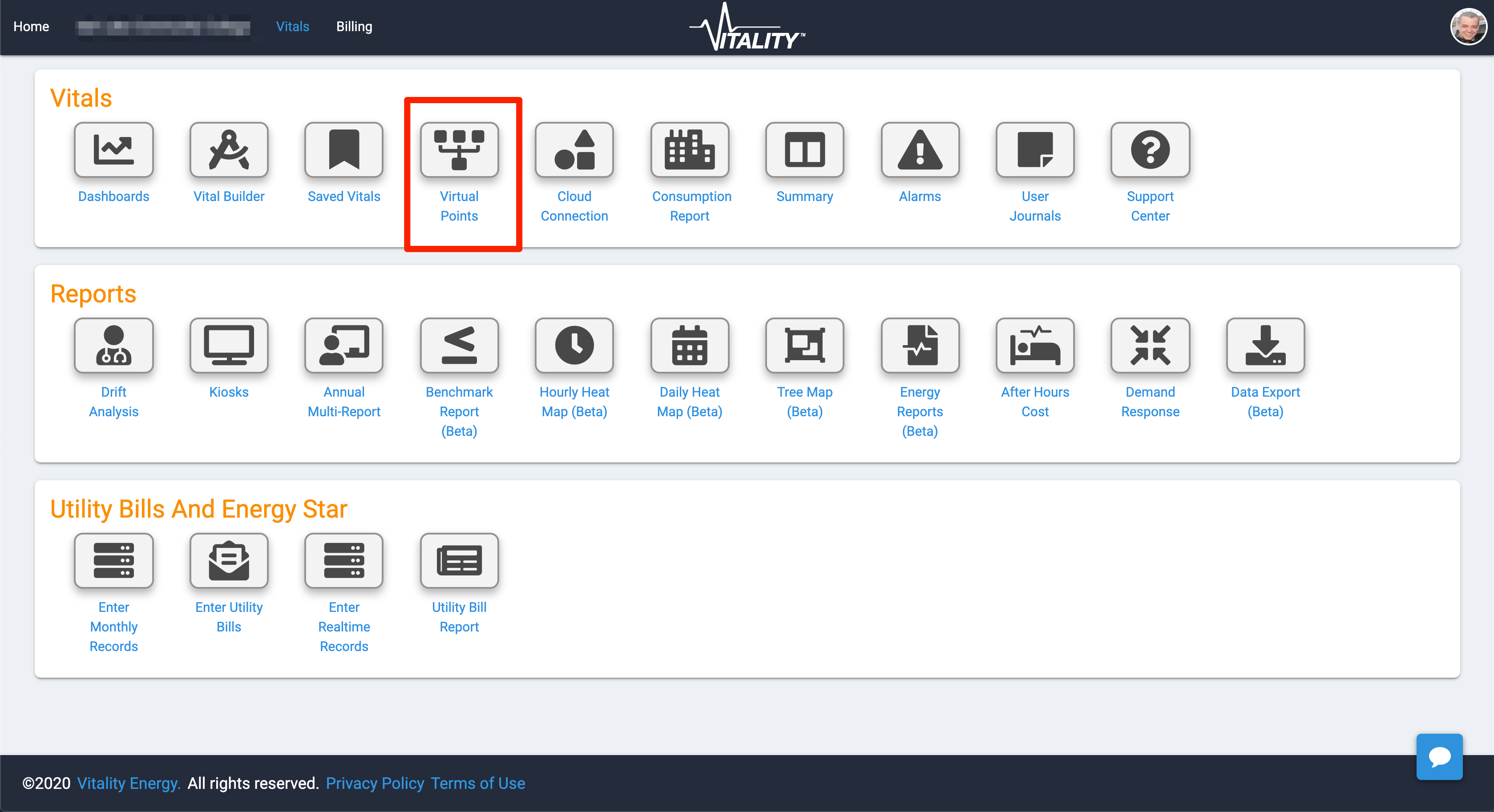 Creating a Virtual Point