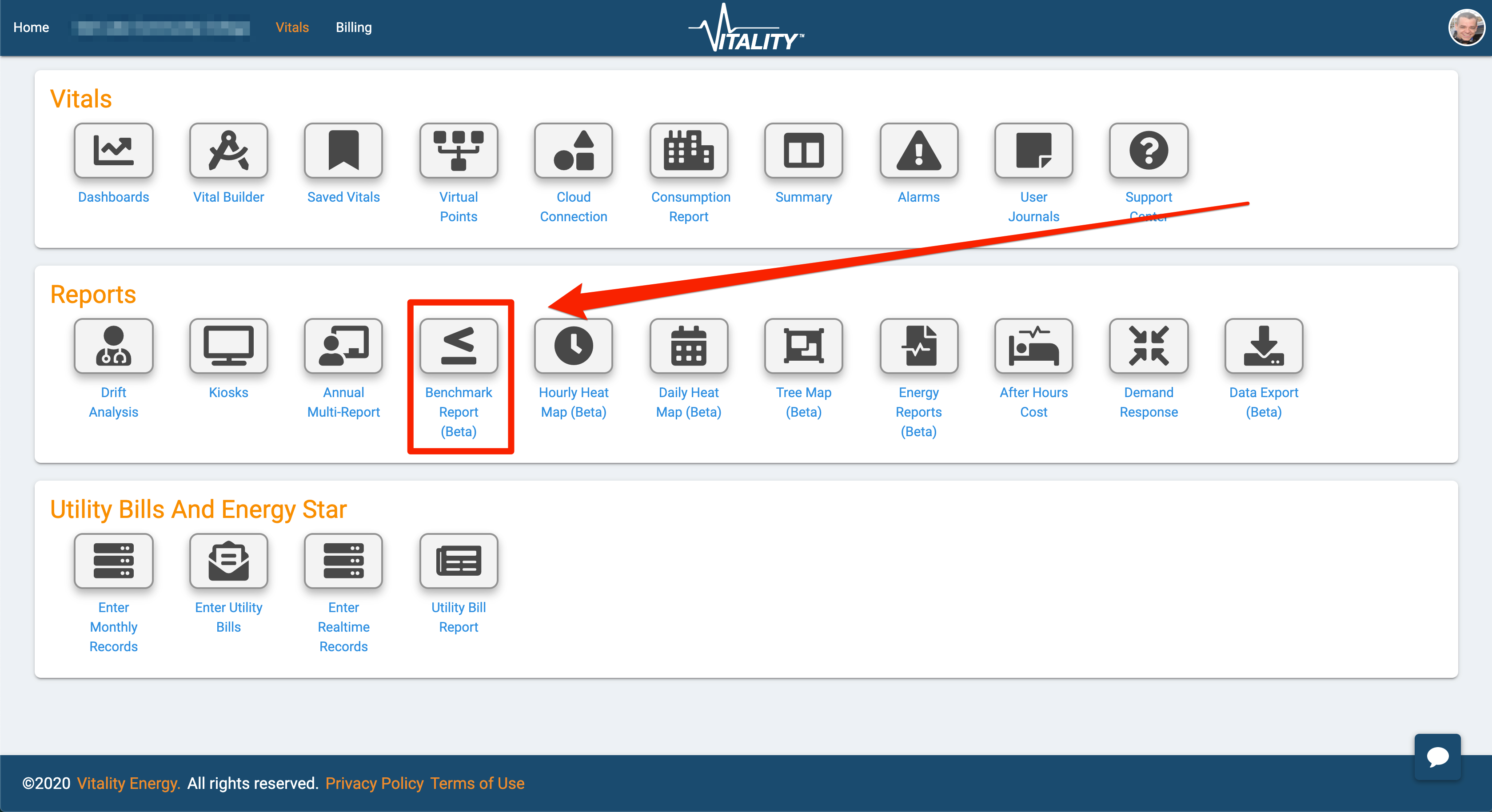 Using the Benchmark Report