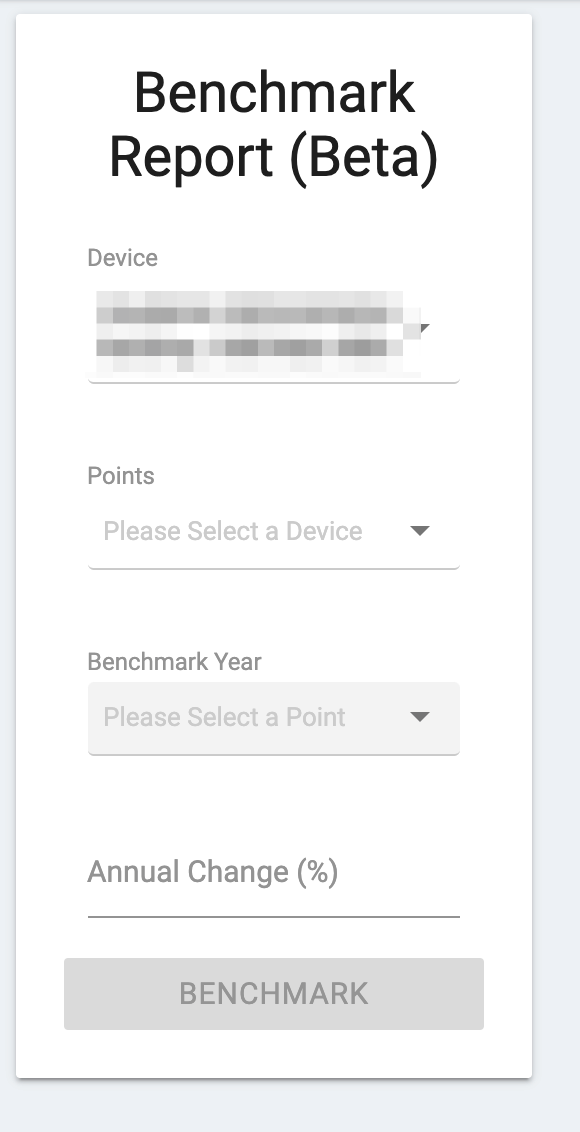 Using the Benchmark Report