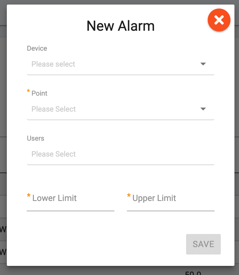 Creating an Alarm