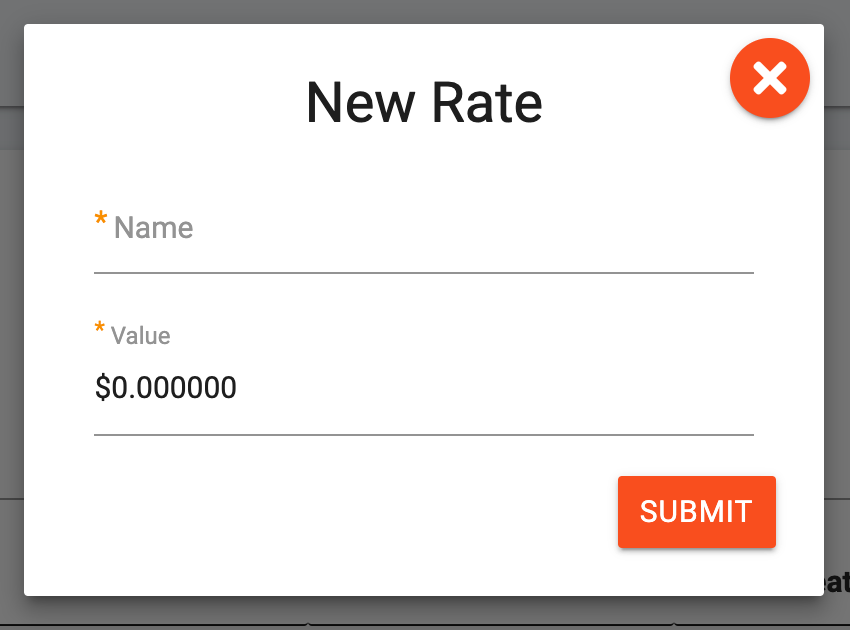 Create a Basic Rate