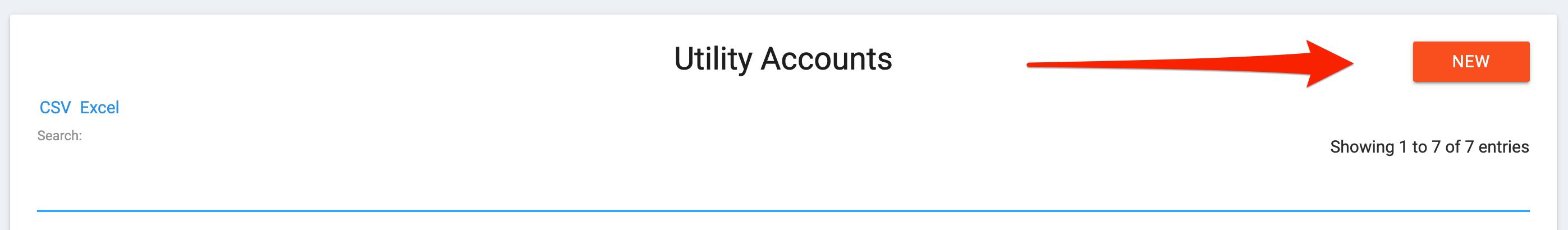 Create and Connect a RUBs Utility Meter