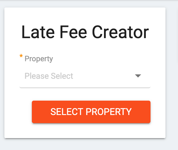Applying Late Fees & Checking Tenant Balances